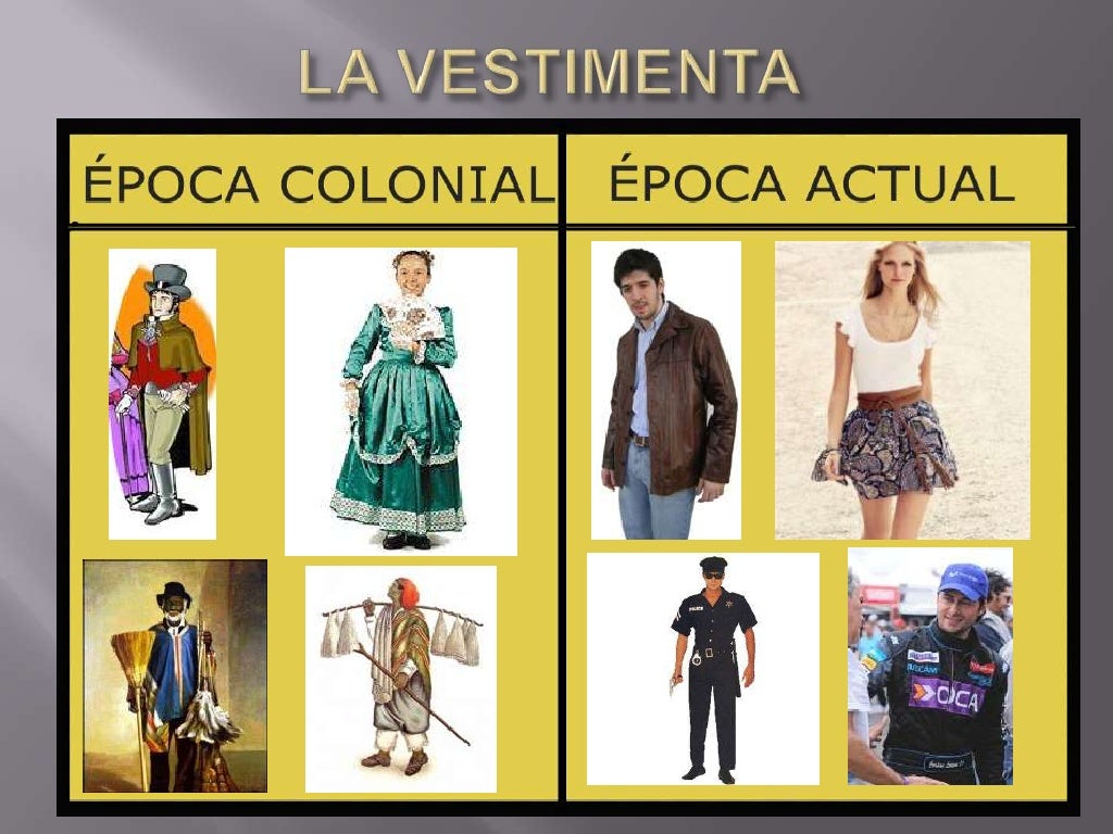 Época colonial - Época actual