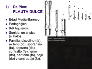 EVOLUCIÓN TÉCNICA DE LA HISTORIA DE LA FLAUTA | PDF
