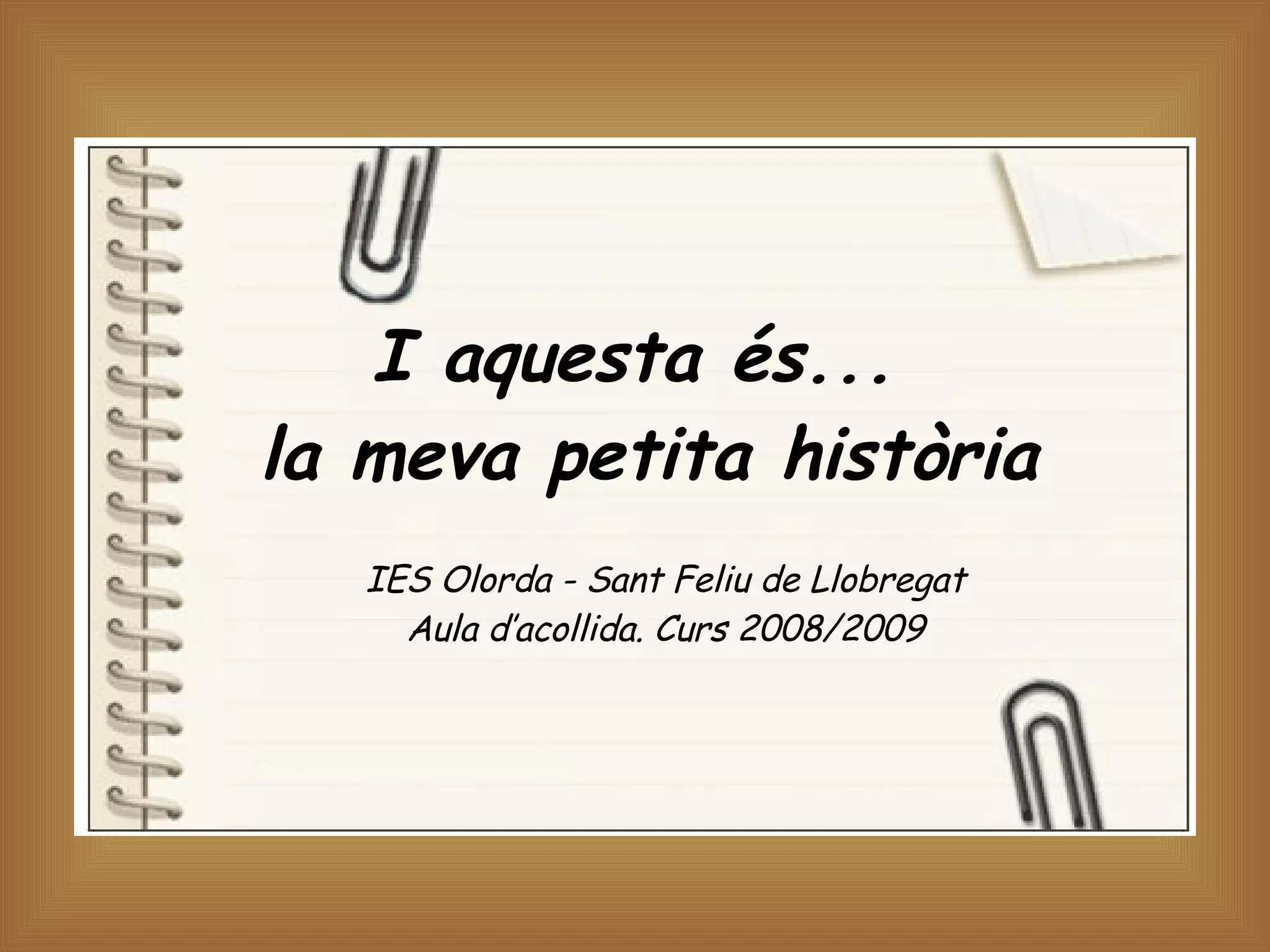 Presentació Mohamed Touil | PPT