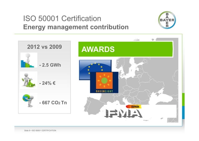 Bayer Seu corporativa Sant Joan Despí: ISO50001 certificacion | PPT
