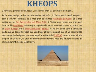 Les piràmides d'Egipte | PPTX