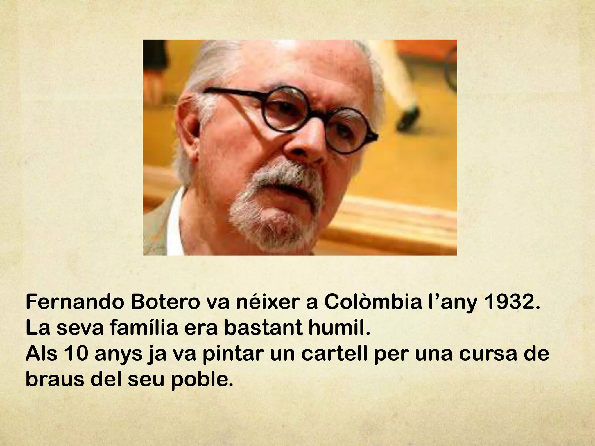 Presentació botero | PPTX