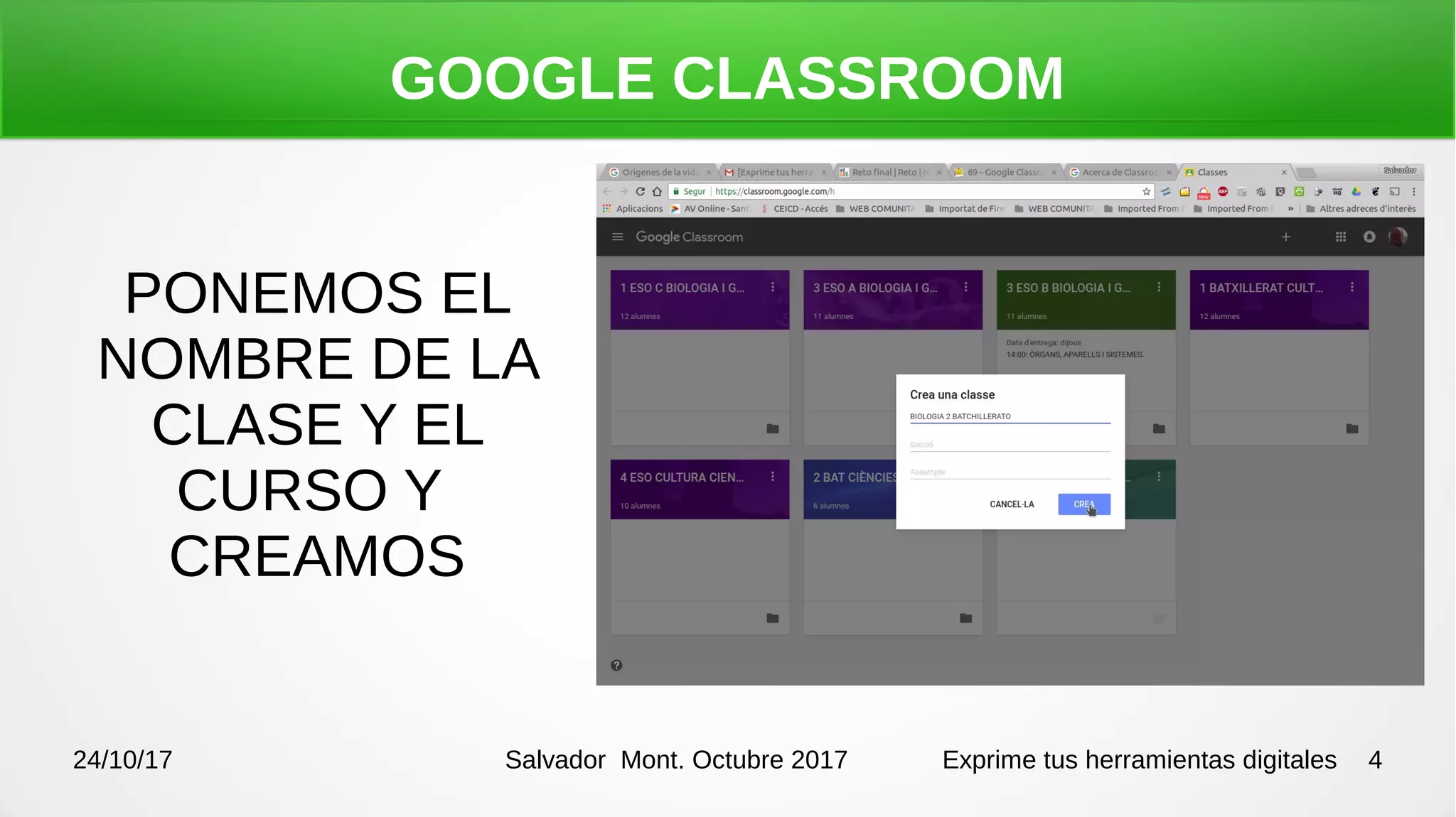 Presentación GOOGLE CLASSROOM | ODP