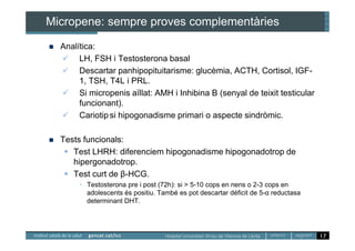 Criptorquidia, micropenis, ginecomàstia i macroorquidisme. 2018 | PDF