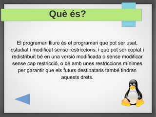 Presentació de programari lliure | ODP
