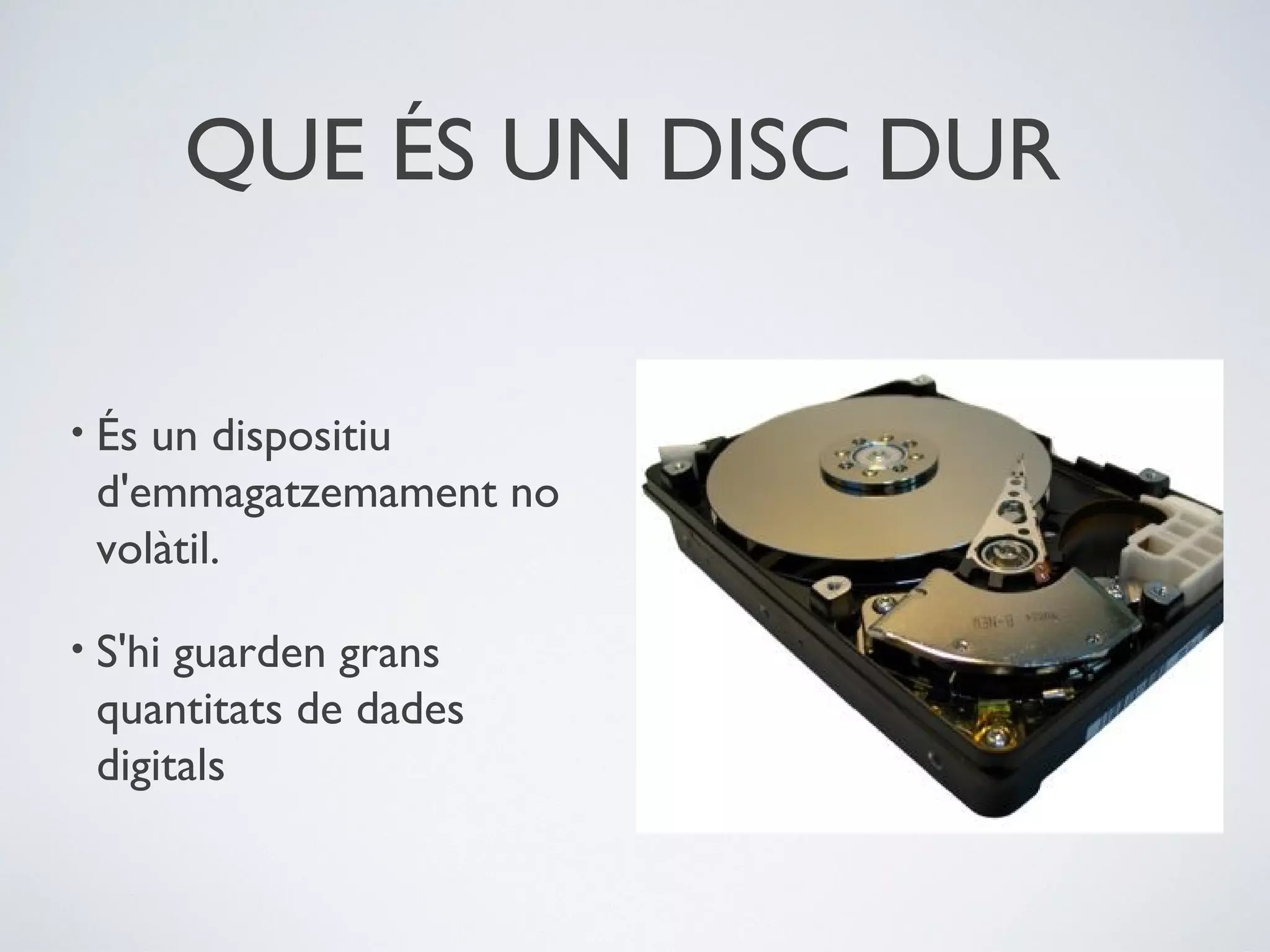 Presentació disc dur (3) | PPT