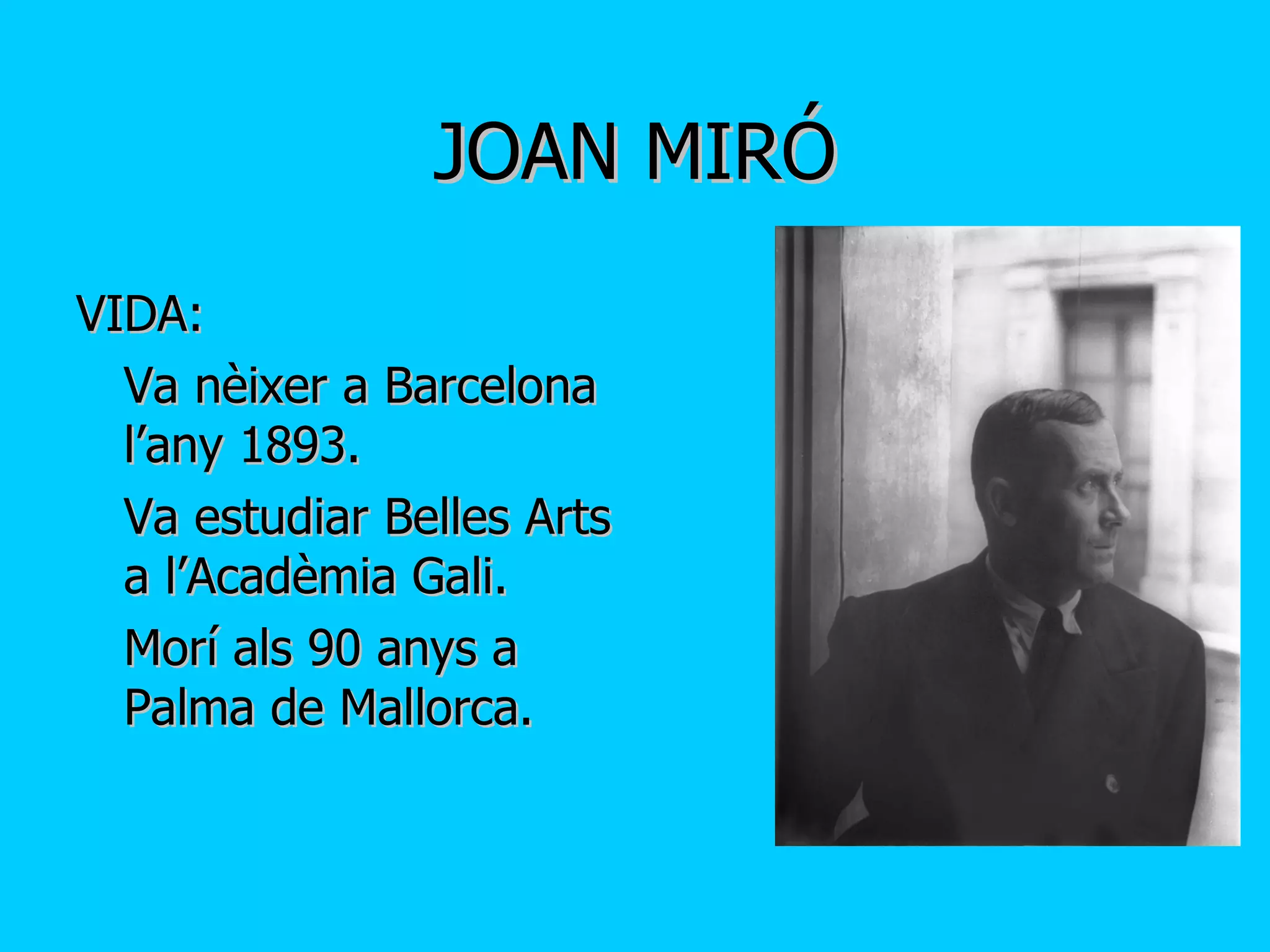 Presentació escultura joan miró | PPT