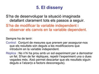 Presentació i disseny experimental | PDF
