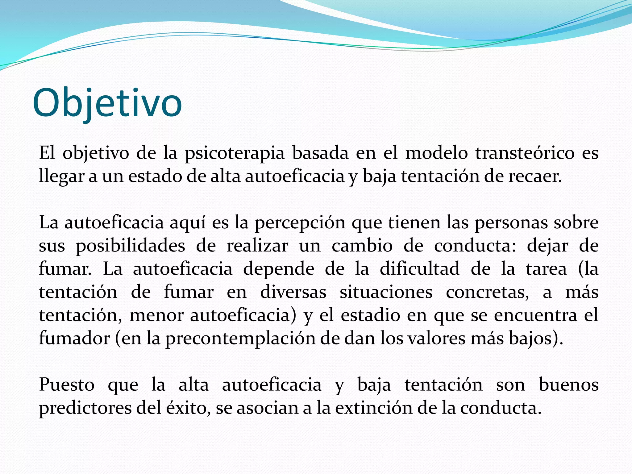 El Modelo Transteórico de Prochaska | PPTX