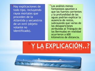 EL TRIÁNGULO DE LAS BERMUDAS | PPTX