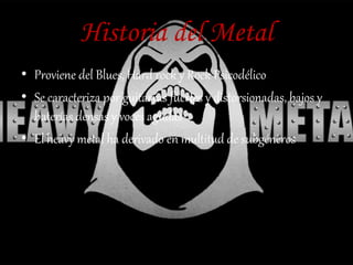 Presentación (Metal y Rock) | PPTX