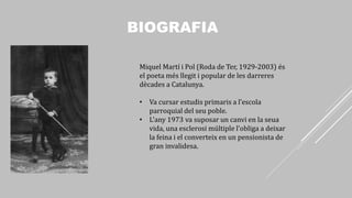 Miquel Martí i Pol | PPTX