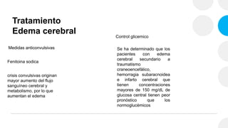 Edema cerebral | PPTX