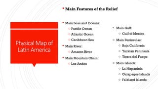 Presentation Latin America Physical Geography | PPTX