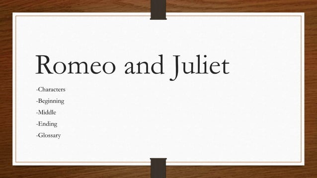 Romeo and Juliet | PPT