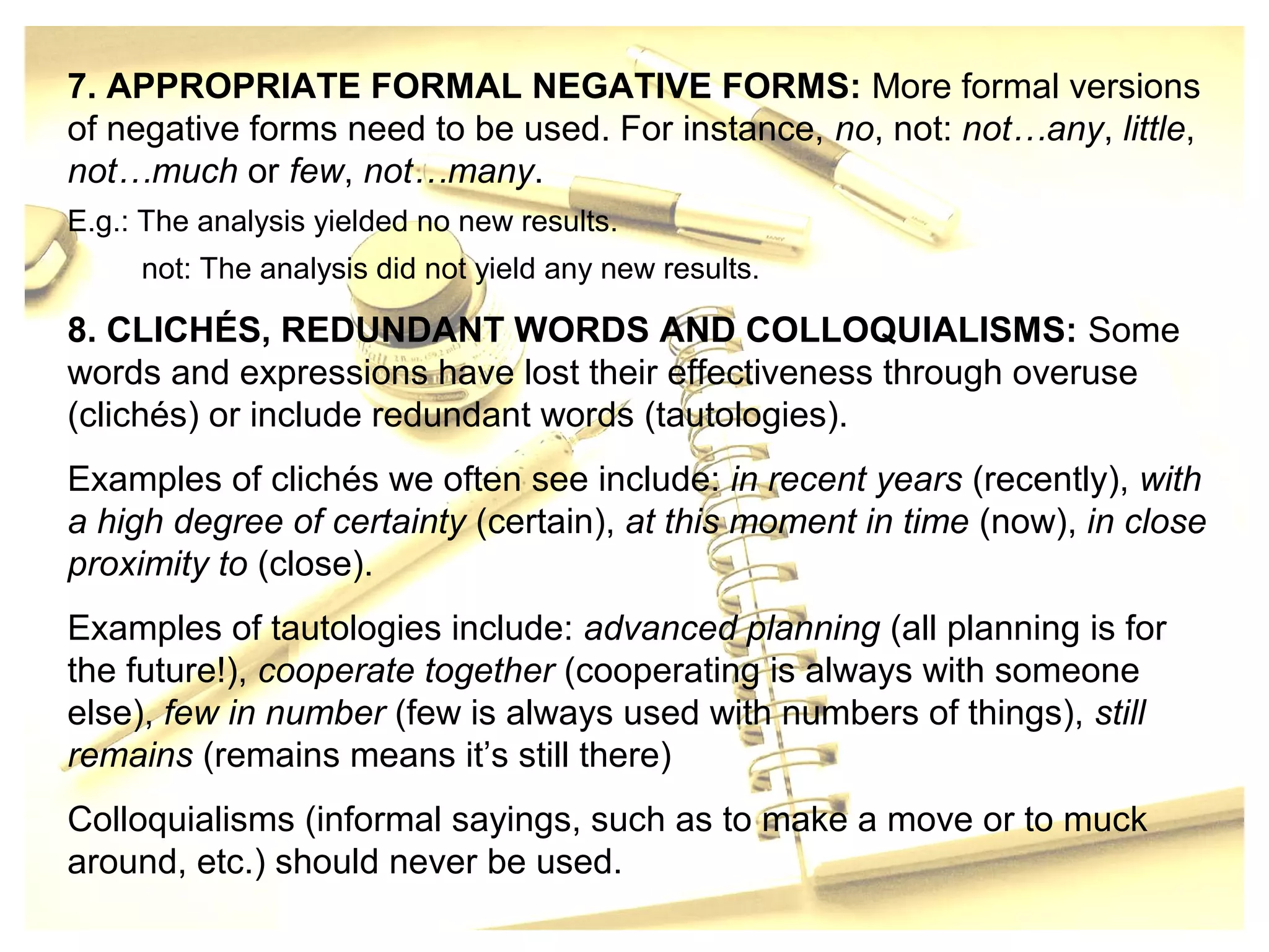 Presentación academic writing | PPT