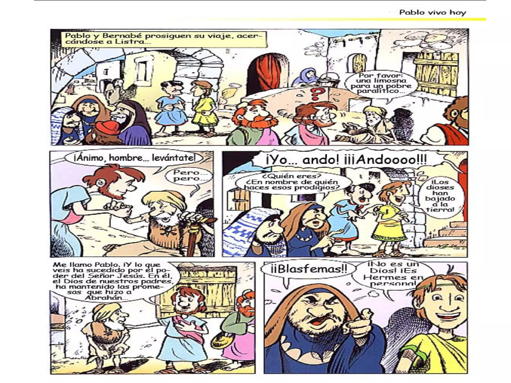 PresentacióN Comic San Pablo | PPT