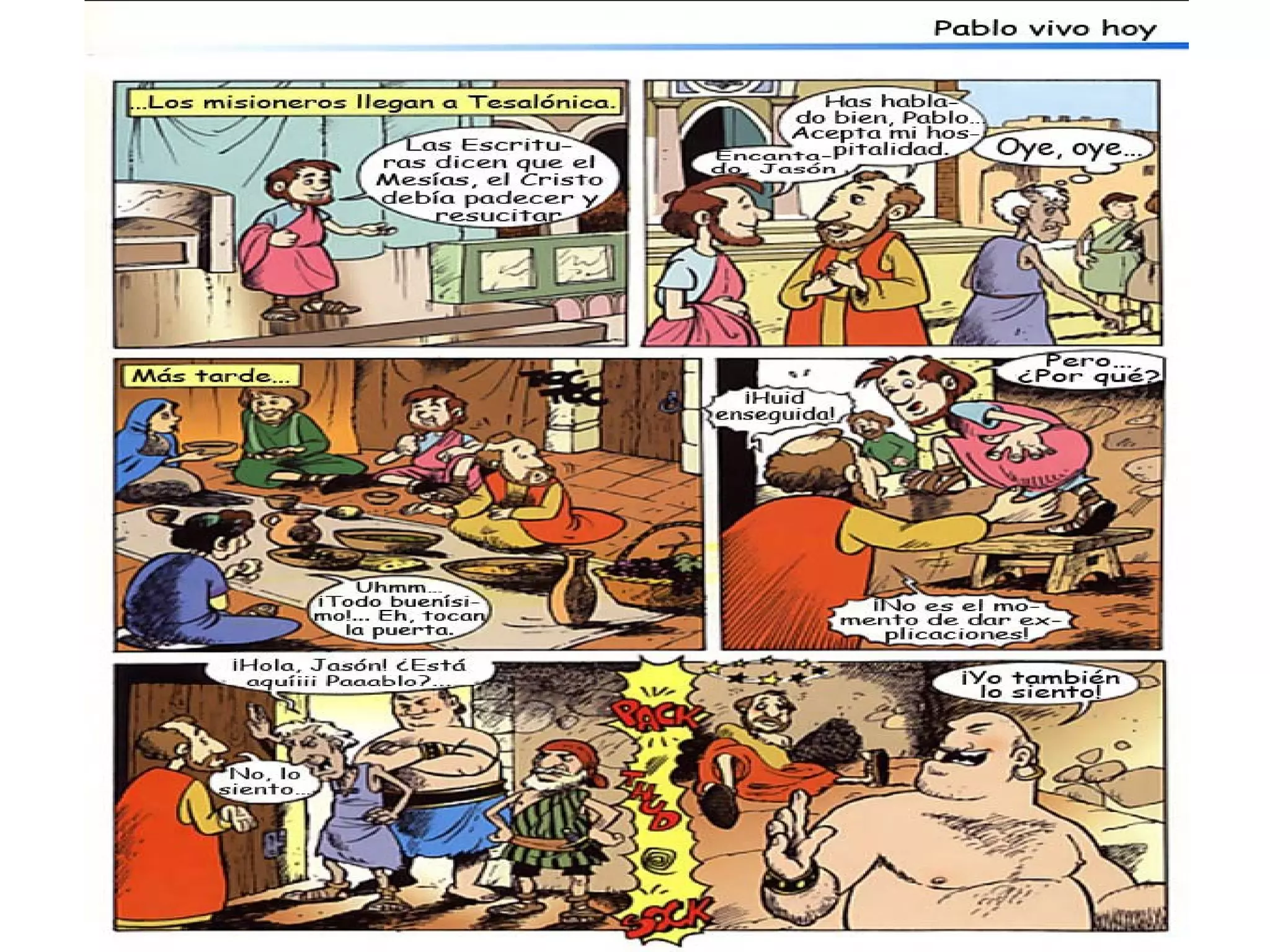 PresentacióN Comic San Pablo | PPT