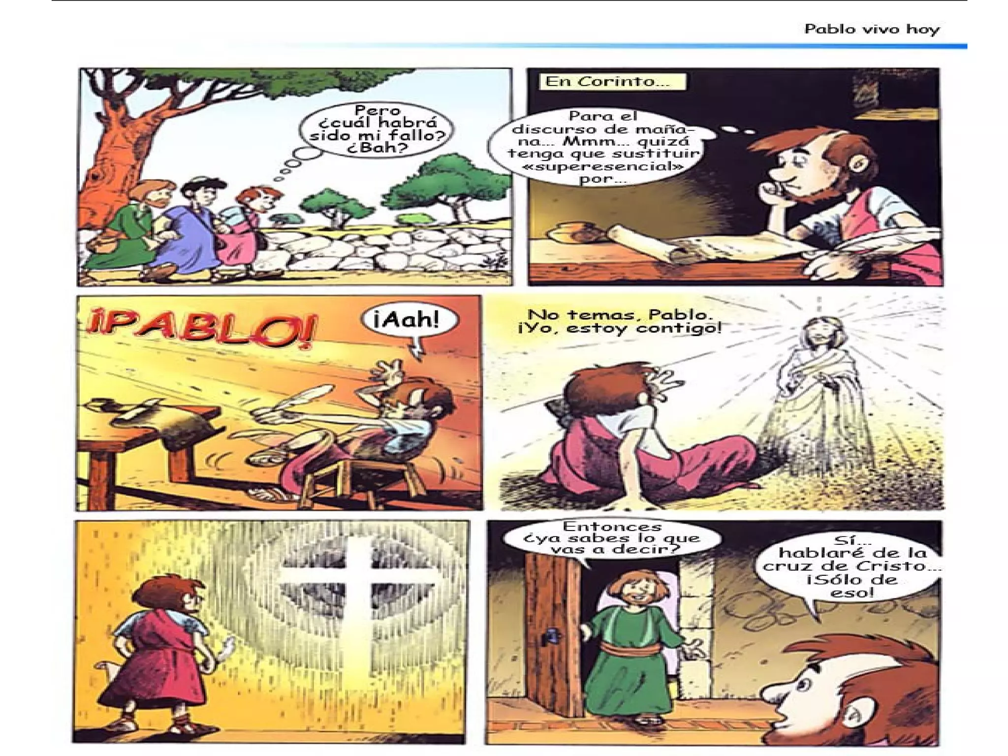 PresentacióN Comic San Pablo | PPT