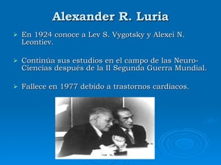 Presentacion de A.R. Luria | PPT