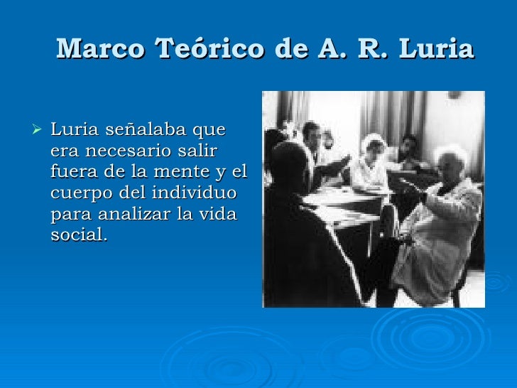 Presentación de A. R. Luria