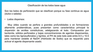 FLUIDOS BASE AGUA - PRESENTACIÓN - NELSON MELEAN | PPTX