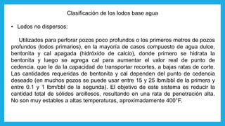 FLUIDOS BASE AGUA - PRESENTACIÓN - NELSON MELEAN | PPTX
