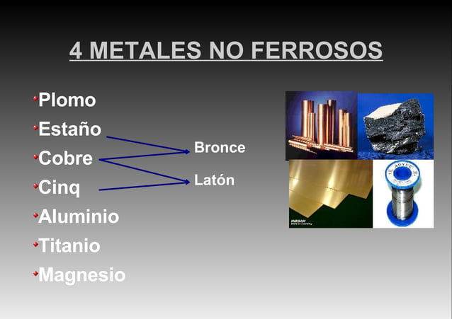 presentación tema 1 metales "º ESO | PPT