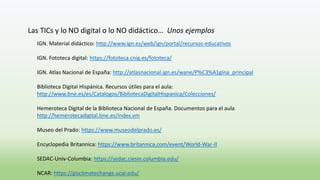 Las TIC en Educación Secundaria. | PPTX