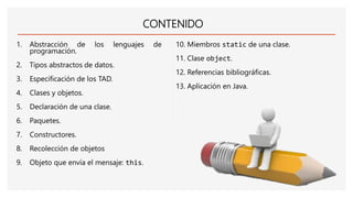 Clases y objetos en Java | PDF