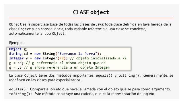 Clases y objetos en Java