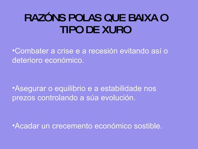 Tipos de Xuro | PPT