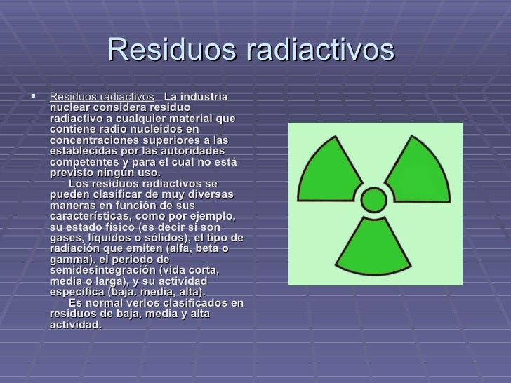 Residuos radiactivos 2