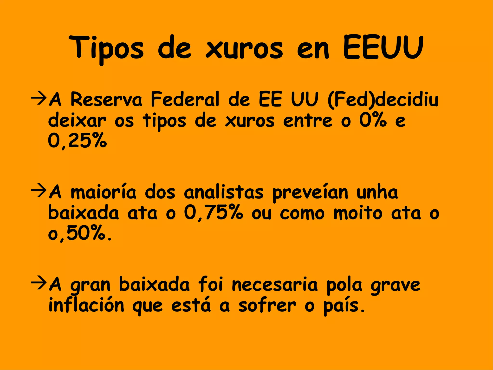 Tipos de xuros | PPT