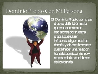 Dominio Propio | PPT