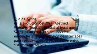 Clase Swing | PPT