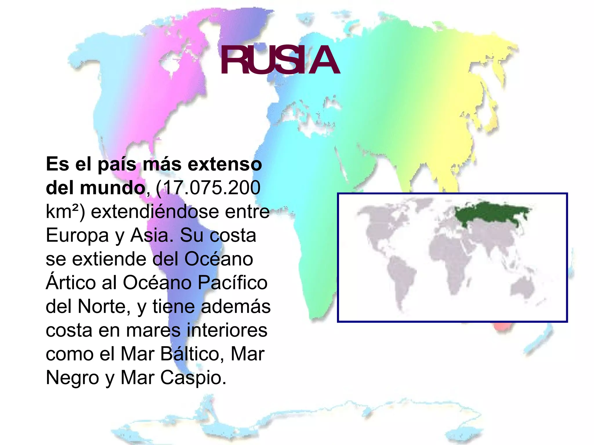Los paises más grandes del mundo | PPT