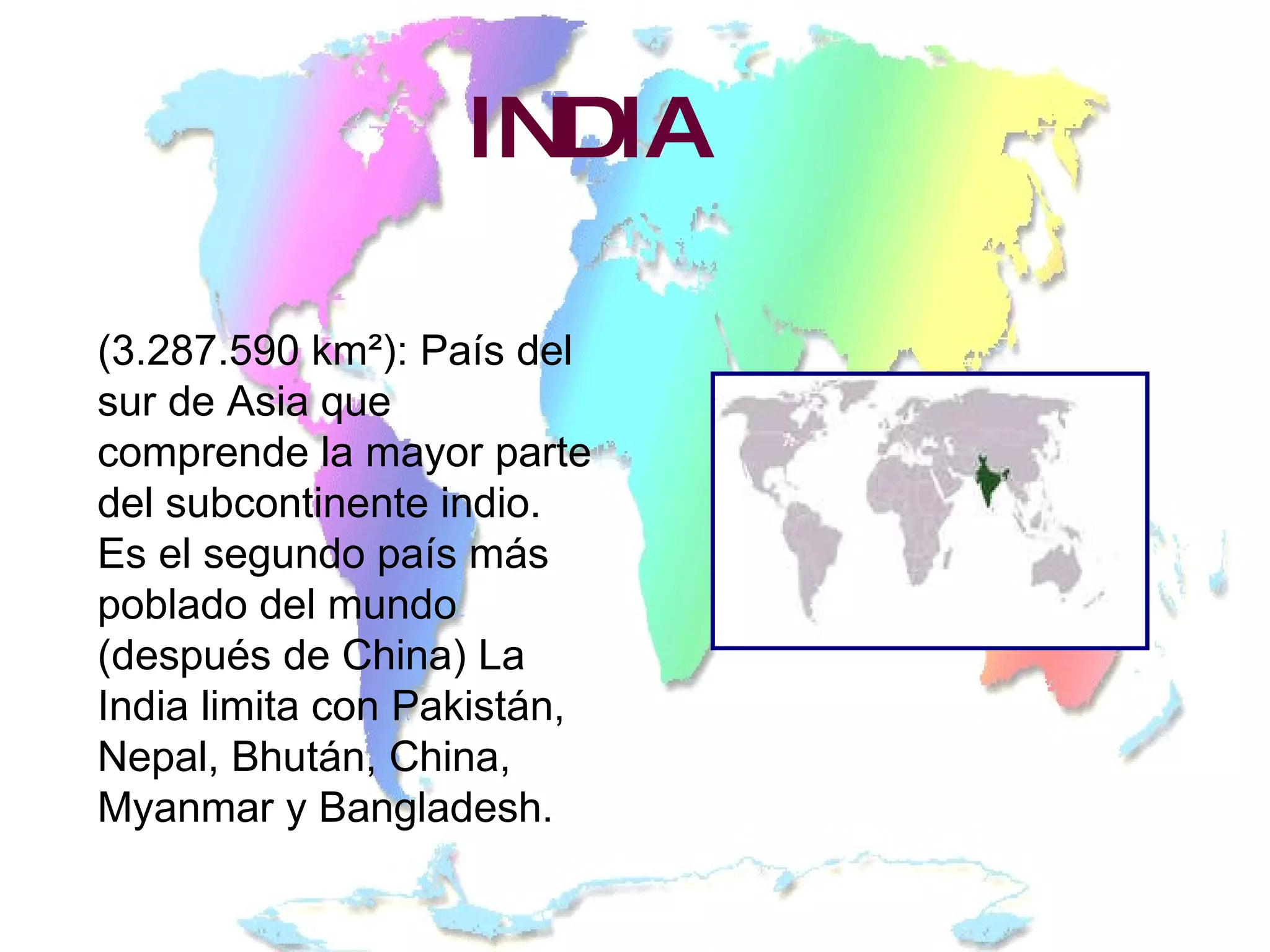 Los paises más grandes del mundo | PPT