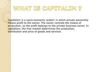 MERCANTILISM VS CAPITALISM | PPTX