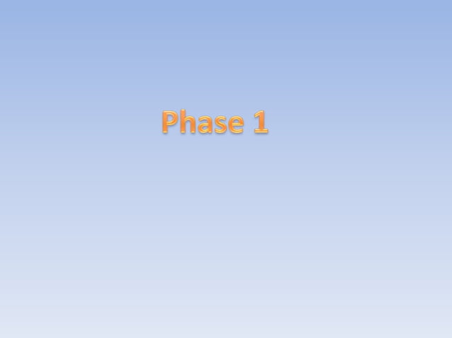 phase 1 | PPT