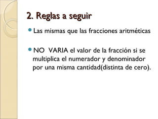 Fracciones Algebraicas | PPT