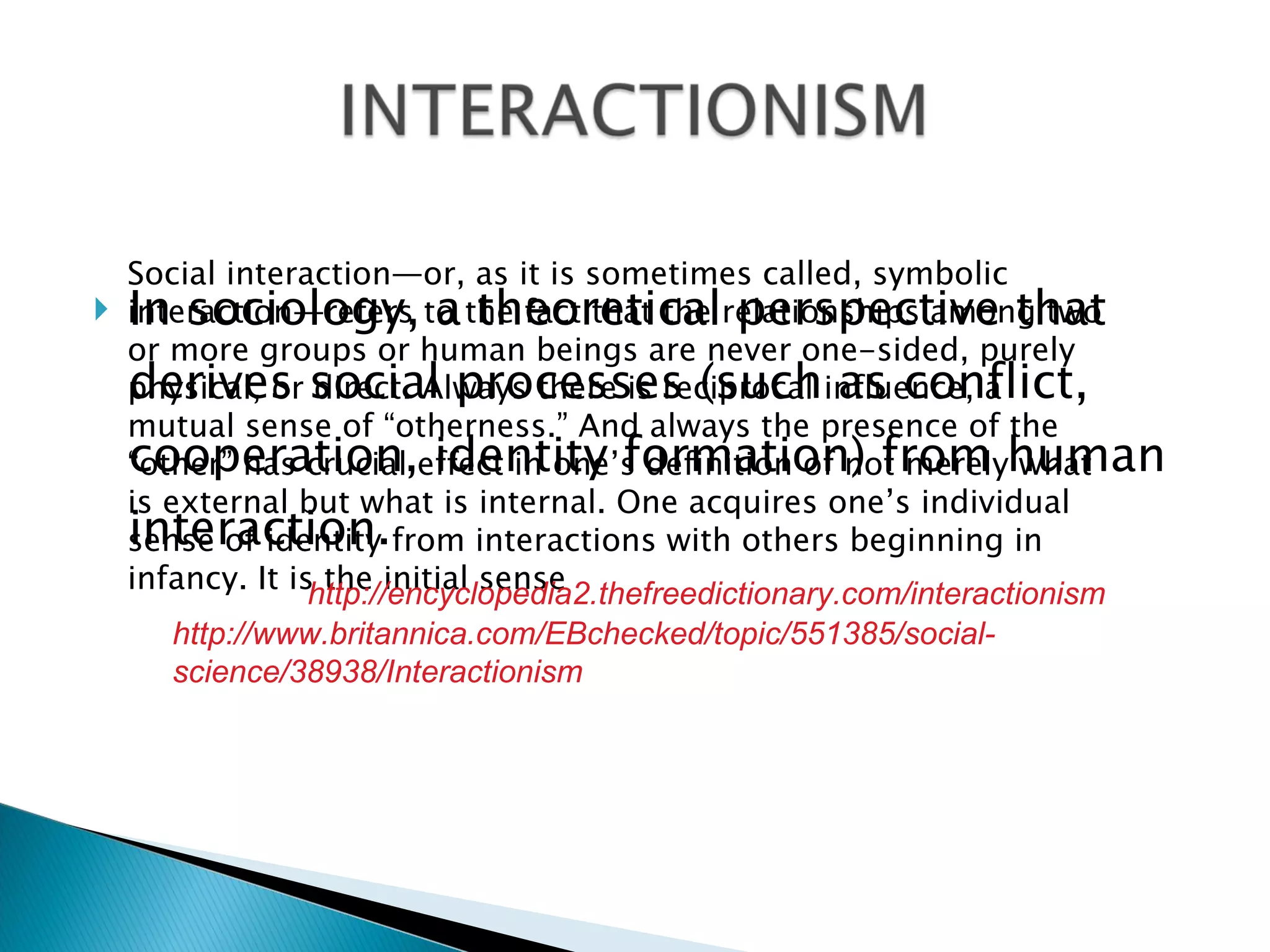 Interactionism | PPT