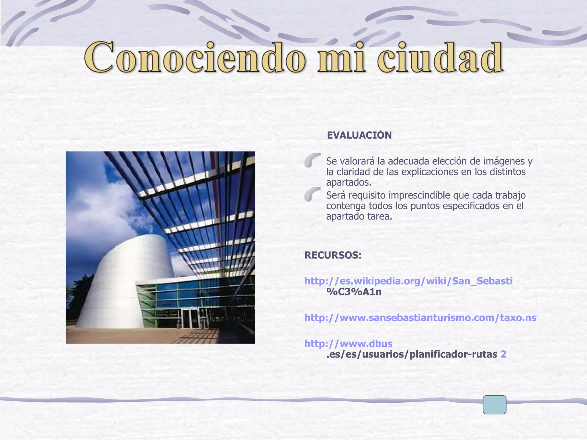 conociendo mi ciudad | PPT