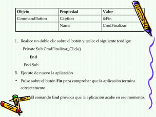 Presentación de VisualBasic | PPT