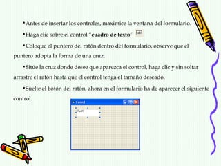 Presentación de VisualBasic | PPT