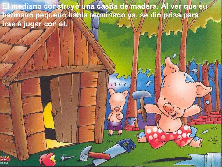 Tres chanchitos cuento - Imagui