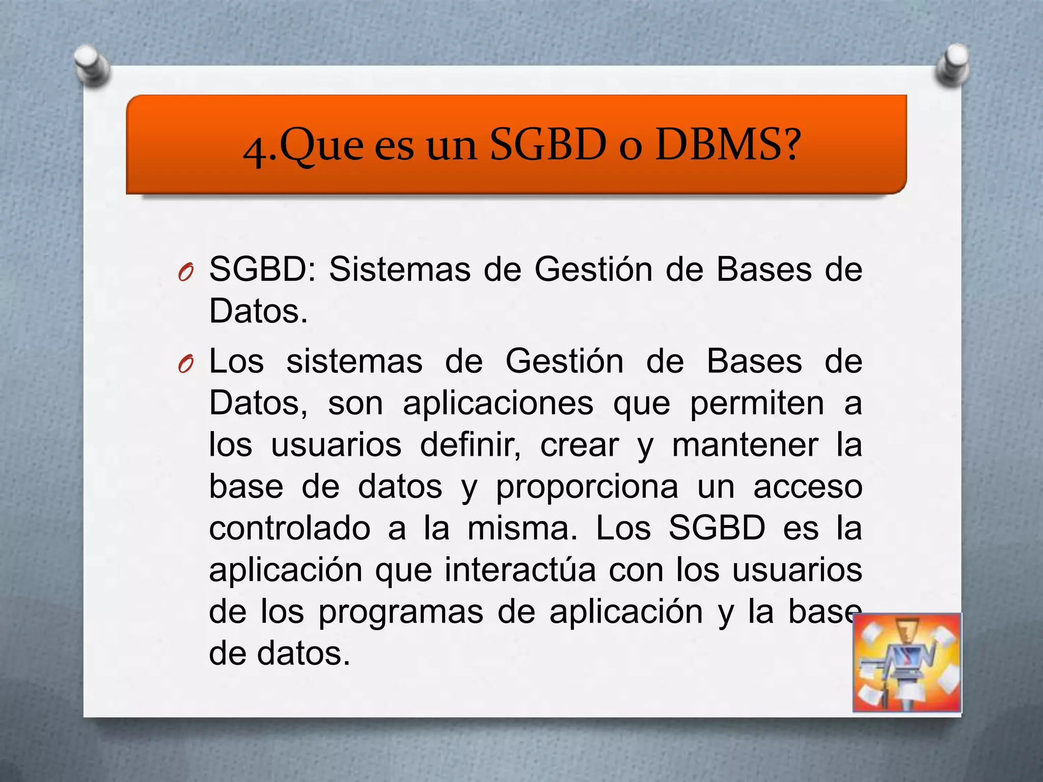Base de datos | PPTX