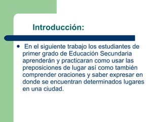 Prepositions of place | PPT