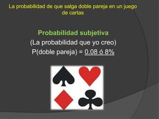 La probabilidad en un juego de cartas | PPTX
