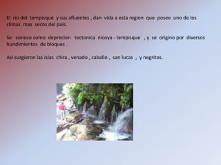 Valle del Tempisque | PPTX